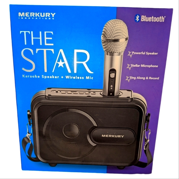 Merkury Innovations | Portable Audio & Video | The Star Karaoke Speaker ...